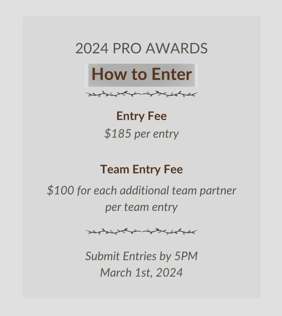 All About The PRO Awards: Entering Is Streamlined This Year - PRO New ...